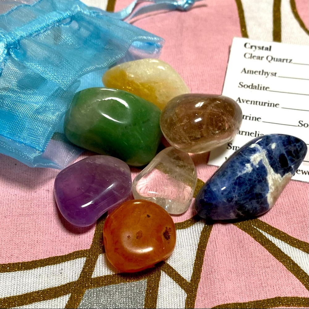 Tumbled Stones Chakra Crystals Set - Gem